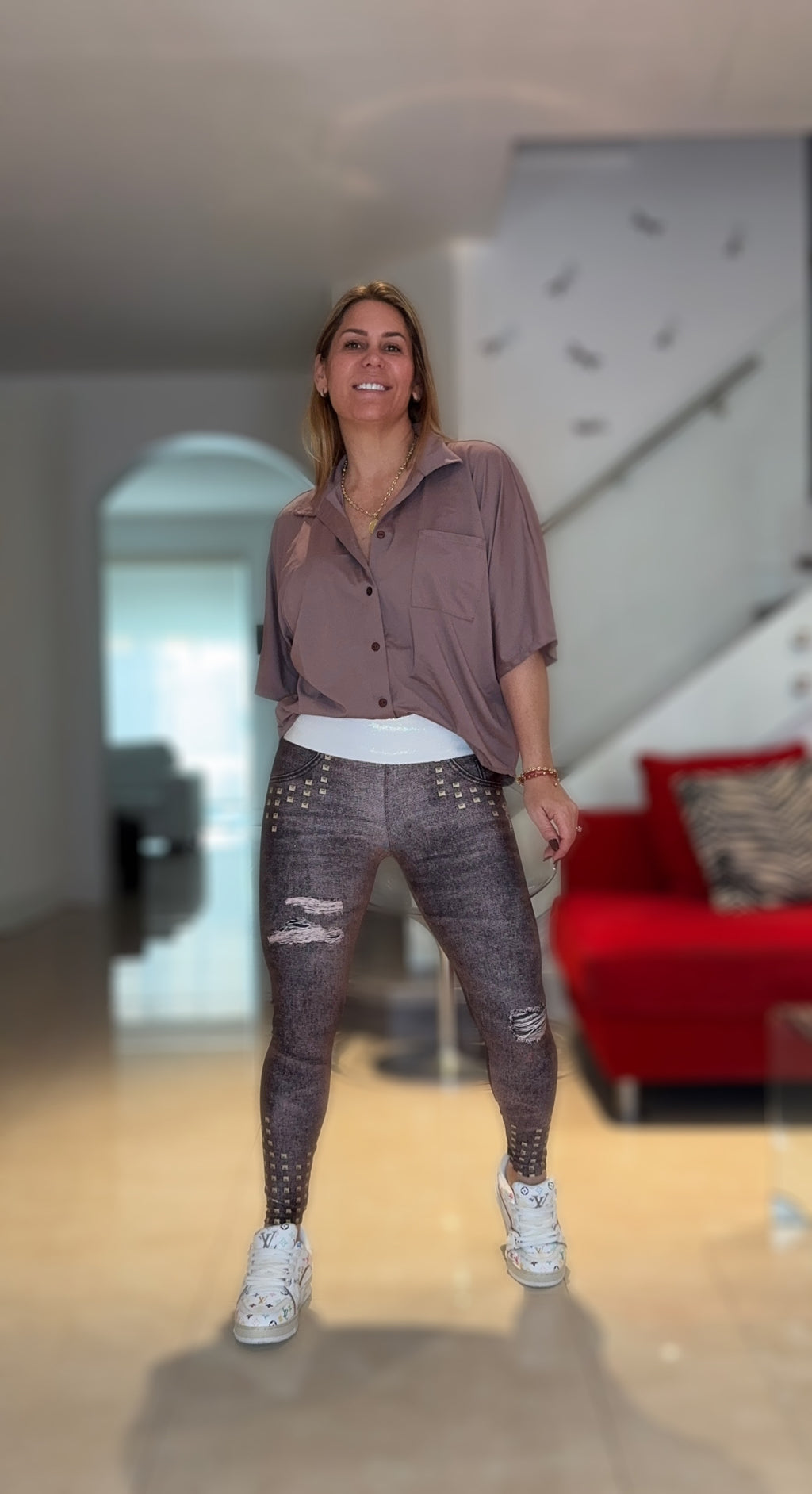 Moka tacks glam Leggings – Kinina Sports Wear